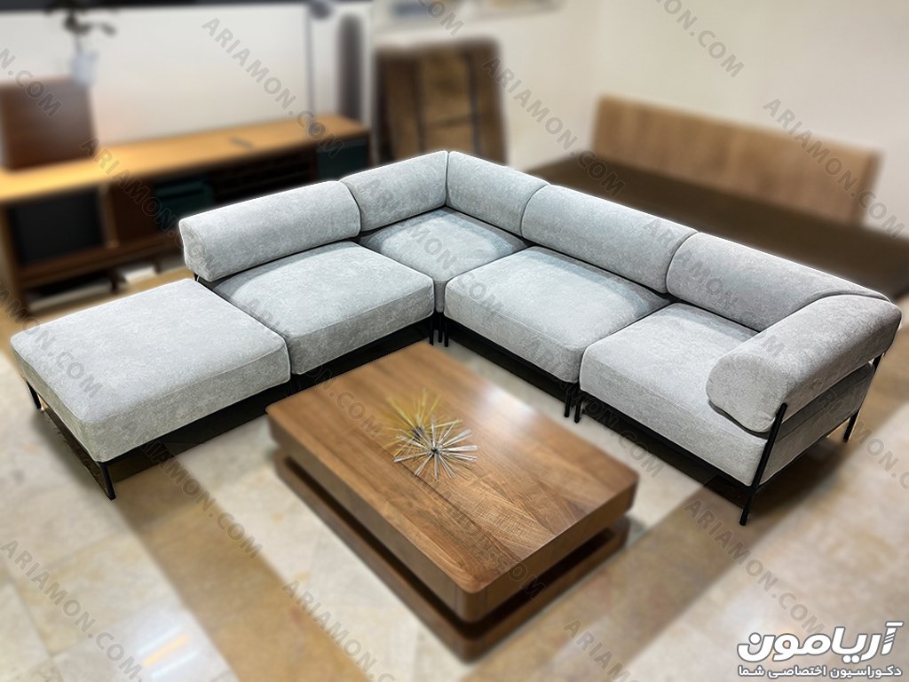 قیمت خرید مبل ال پازلی جدید و شیک با قابلیت انتخاب تعداد