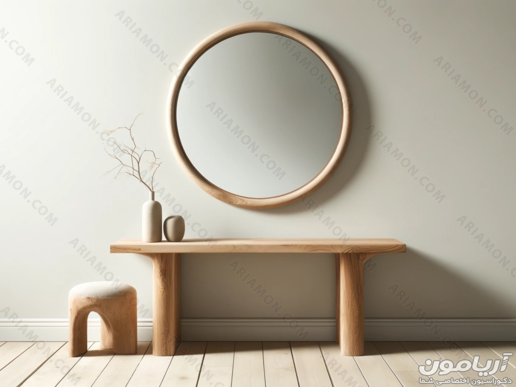 مدل های آینه کنسول مدرن و مینیمال برای خانه ساده و شیک