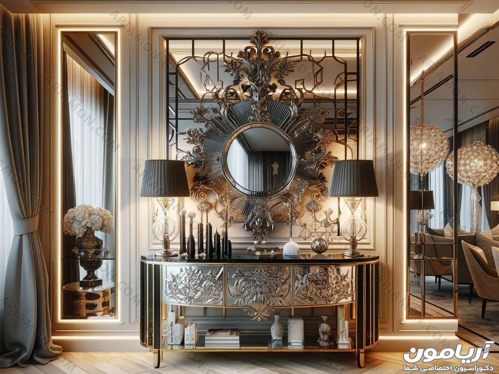 نکات مهم انتخاب یک آینه کنسول مدرن برای ورودی خانه